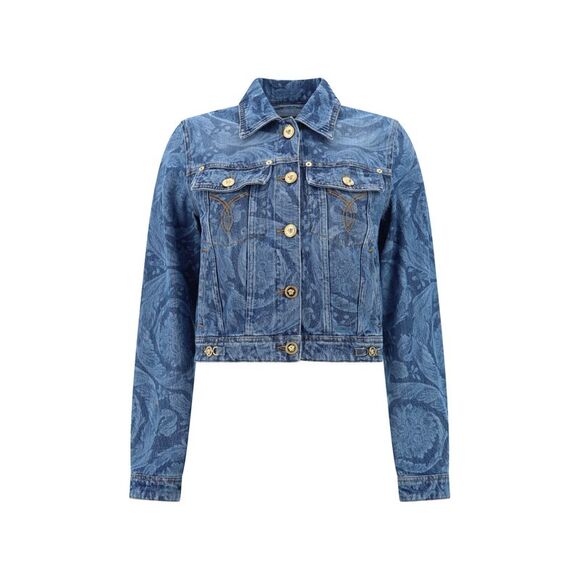 Versace | Jackets & Coats | Versace Denim Jacket | Poshmark